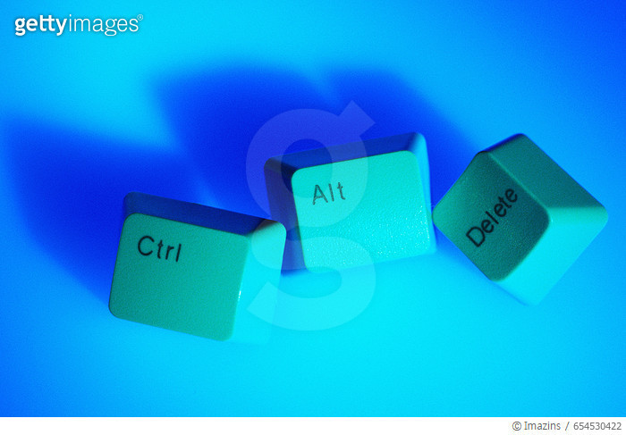 654530422 | 게티이미지코리아 | Ctrl-Alt-Delete in Green Royalty-Free 이미지